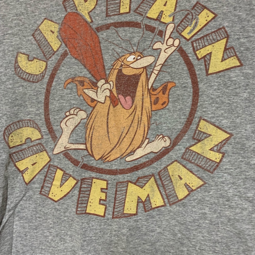 Vintage Hanna Barbera Captain Cave Man Top Size M - Gem